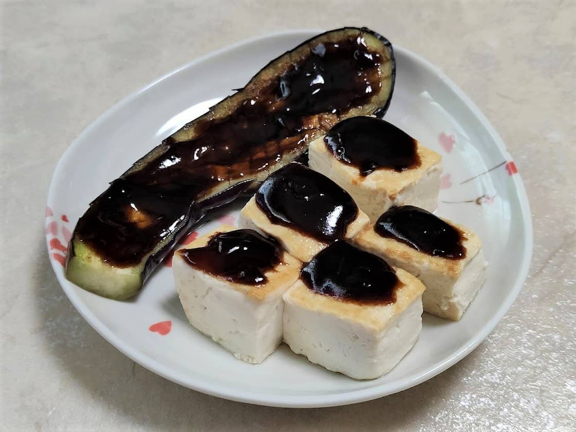 Miso Dengaku (Miso Glazed Tofu and Eggplant) - Umami Pot