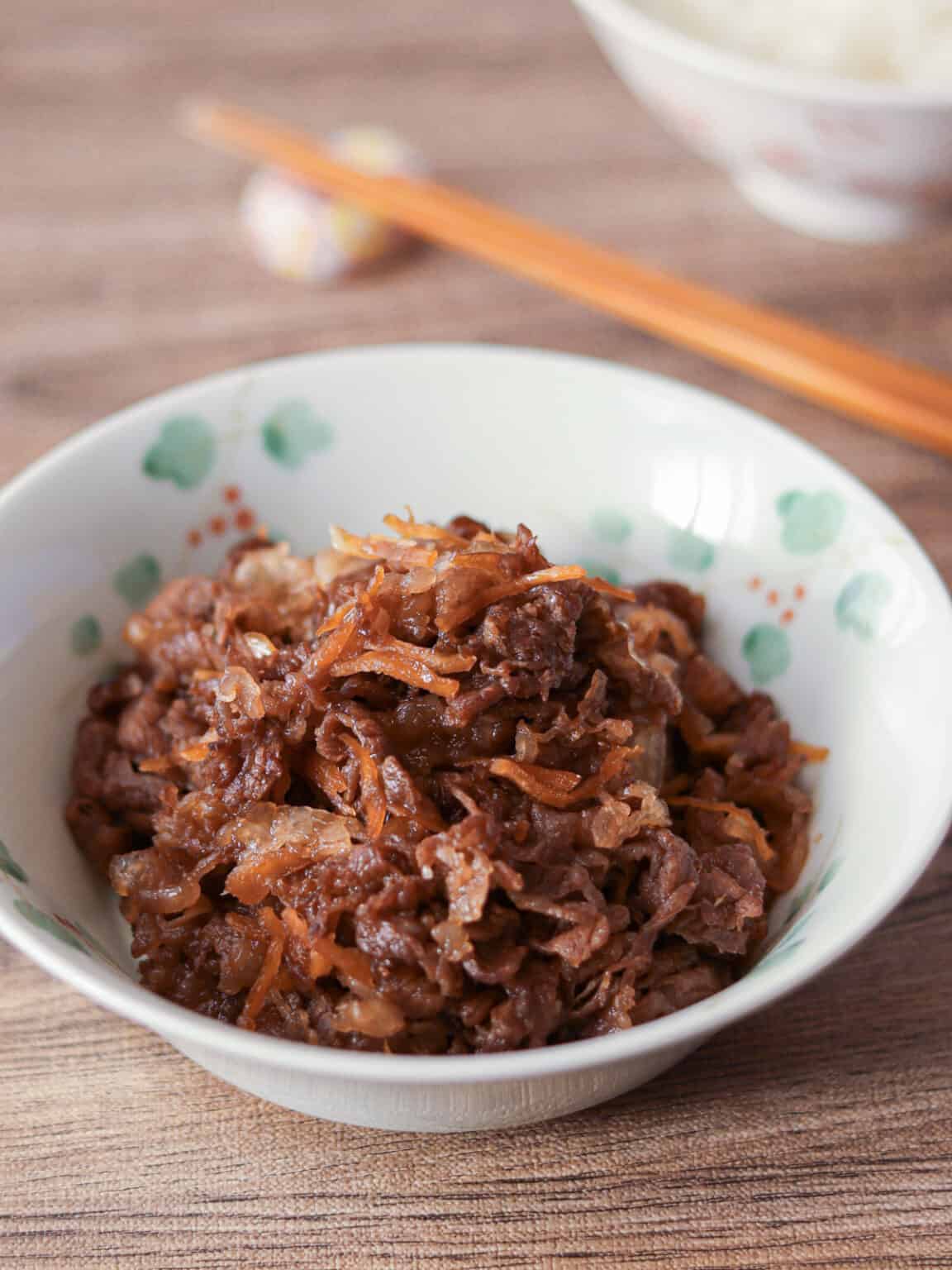 Beef Shigureni (Japanese Simmered Beef with Ginger) - Umami Pot