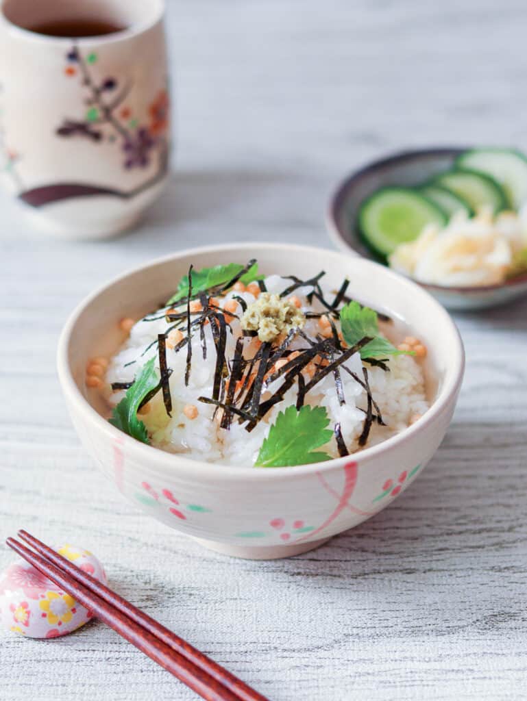Dashi Chazuke (Dashi Broth over Rice) - Umami Pot