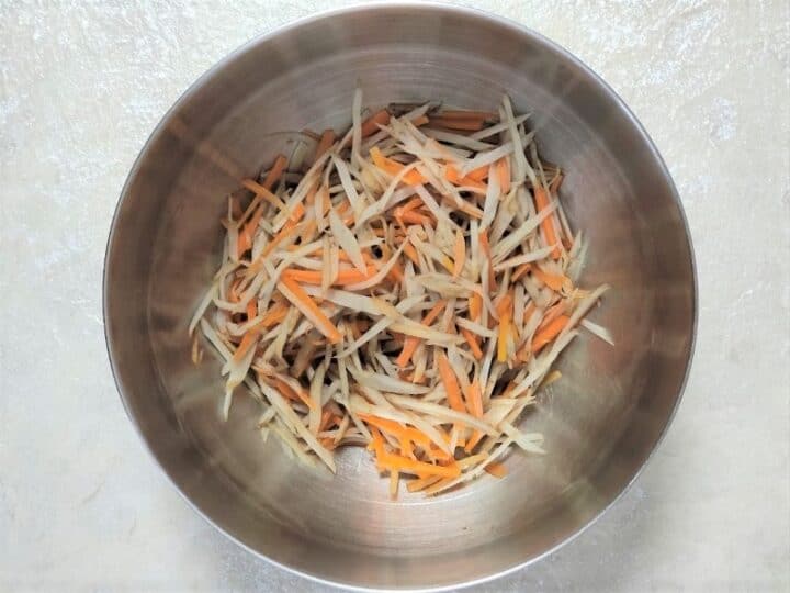 Gobo Salad (Burdock Root Salad with Mayonnaise) - Umami Pot