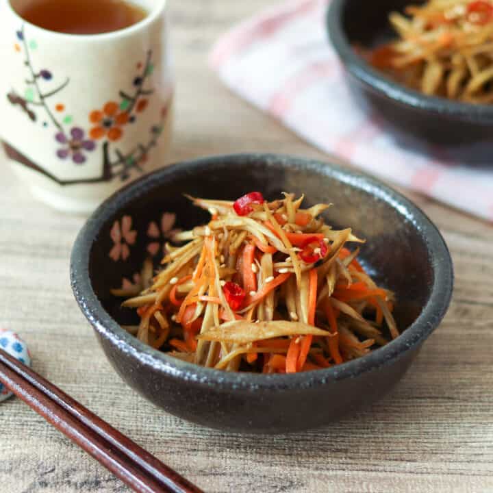 Kinpira Gobo (Burdock Root Stir-Fry) - Umami Pot
