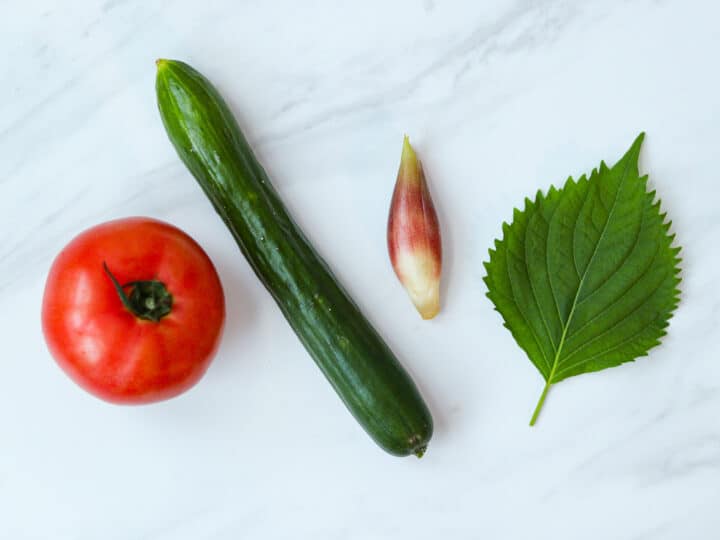 Japanese Summer Vegetable Salad with Shio Kombu - Umami Pot