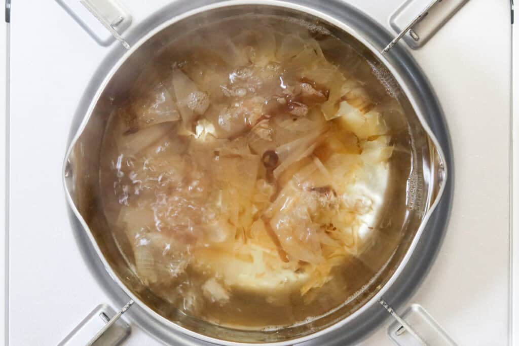 Tamago-Toji Udon (Egg Drop Udon Noodle Soup) - Umami Pot