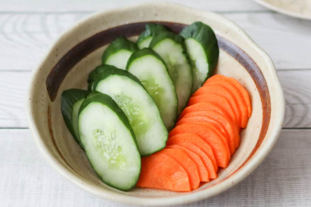 Asazuke (Japanese Light Pickles) with Salt - Umami Pot