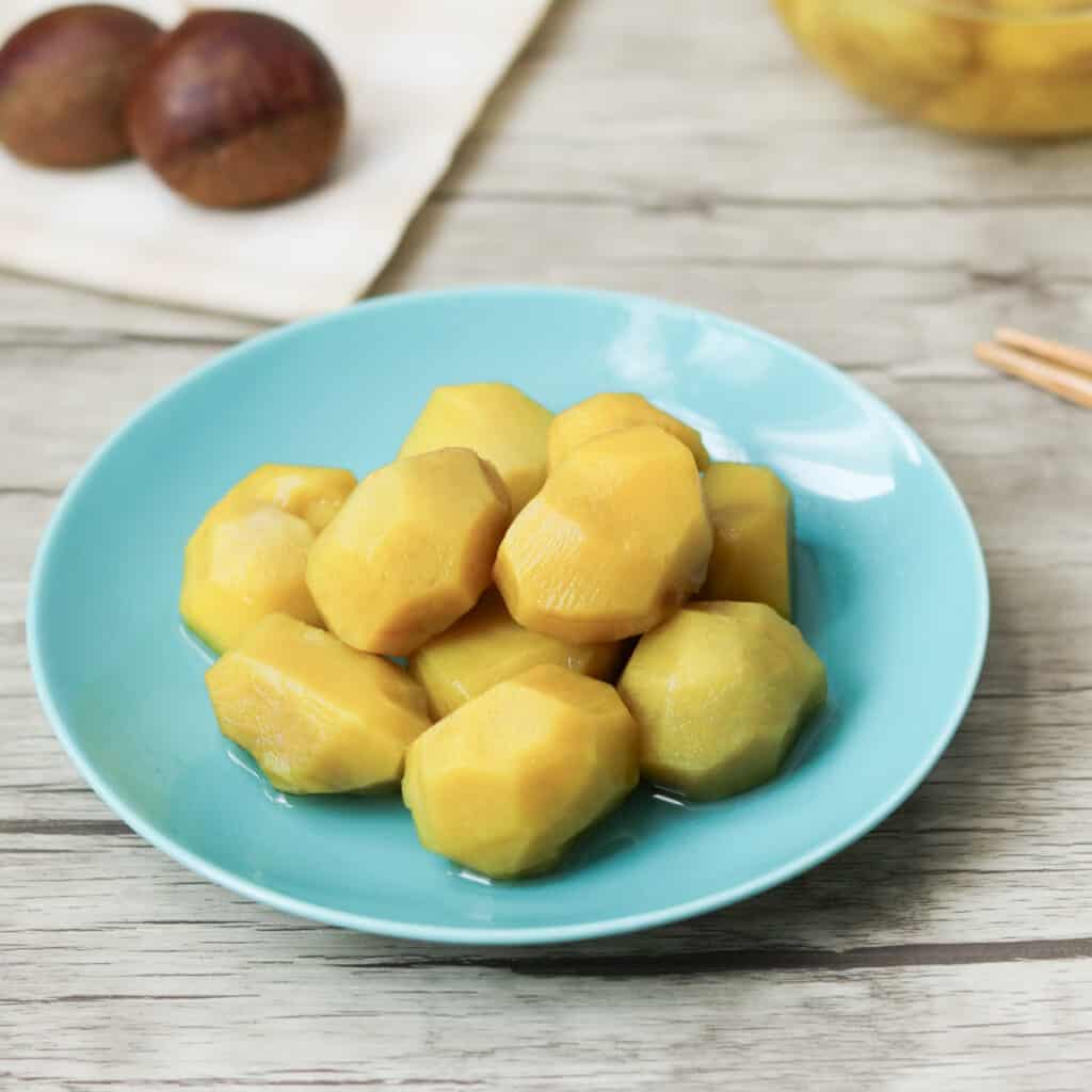 Kuri no Kanroni (Japanese Candied Chestnuts) - Umami Pot