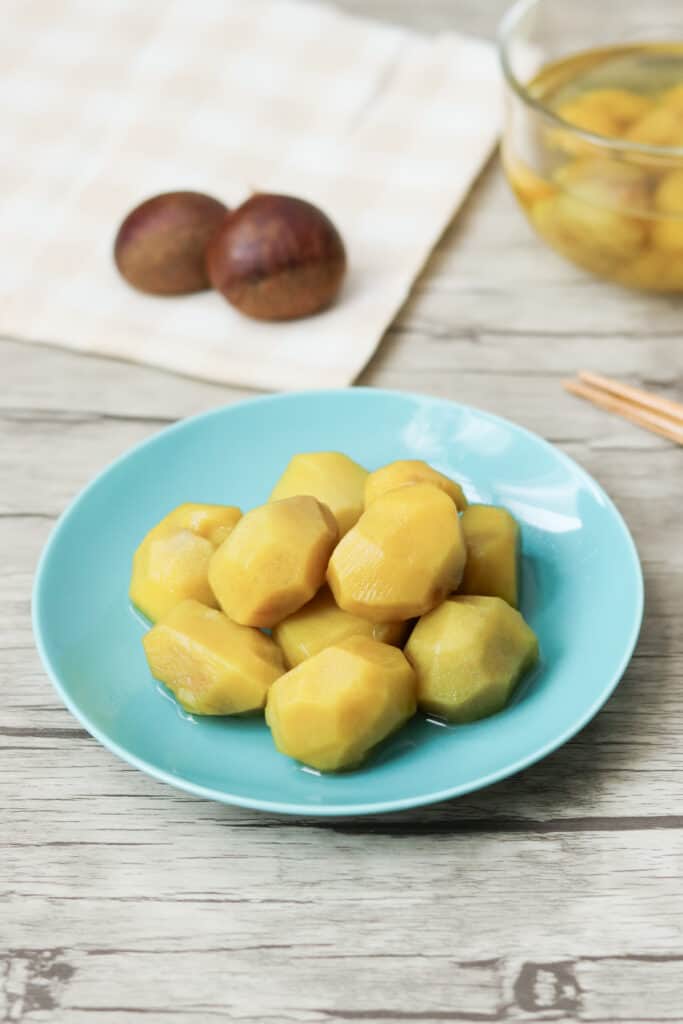 Kuri no Kanroni (Japanese Candied Chestnuts) - Umami Pot