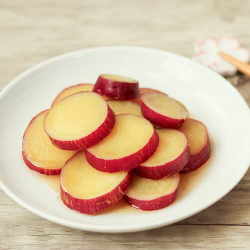 Satsumaimo no Amani (Sweet Simmered Japanese Sweet Potato) - Umami Pot
