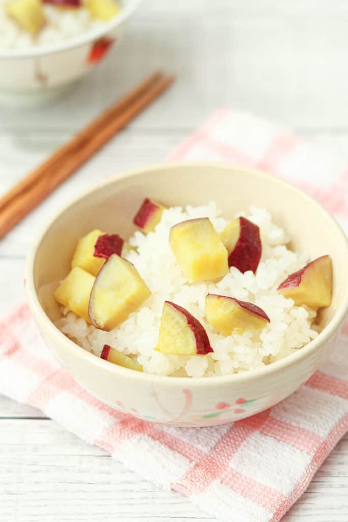Satsumaimo Gohan (Japanese Sweet Potato Rice) - Umami Pot