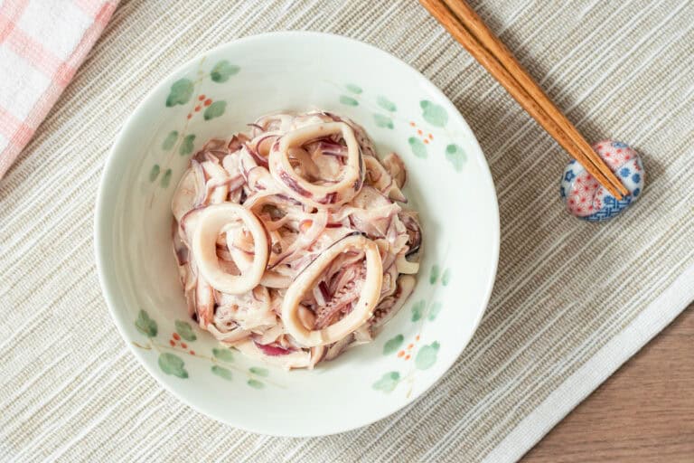 Japanese Squid Salad with Onions - Umami Pot