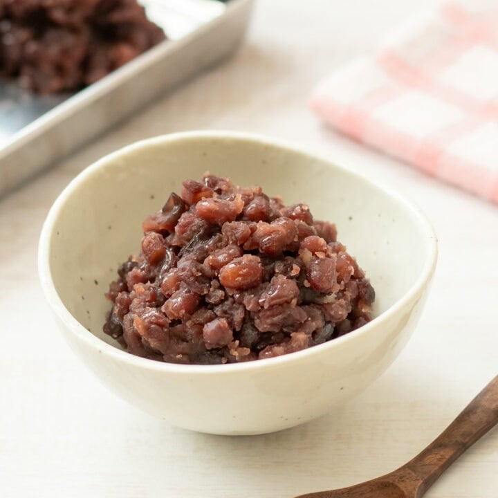 Anko / Tsubu-an (Sweet Red Bean Paste with Whole Beans) - Umami Pot