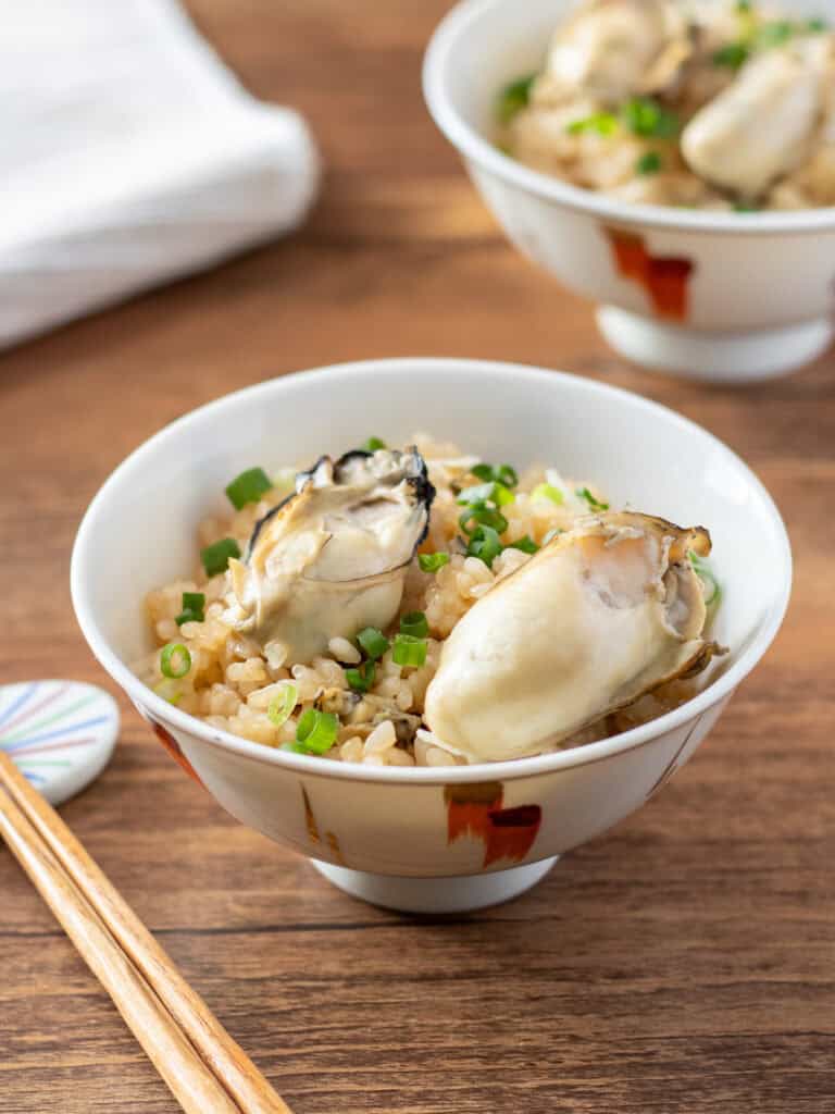 Kaki Gohan (Japanese Oyster Rice) - Umami Pot
