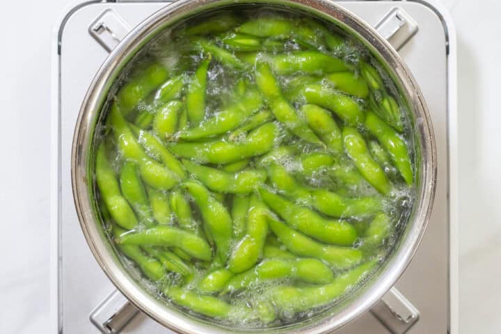 Japanese-Style Salted Edamame - Umami Pot